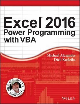 Excel 2016 Power Programming With VBA | Libraywala
